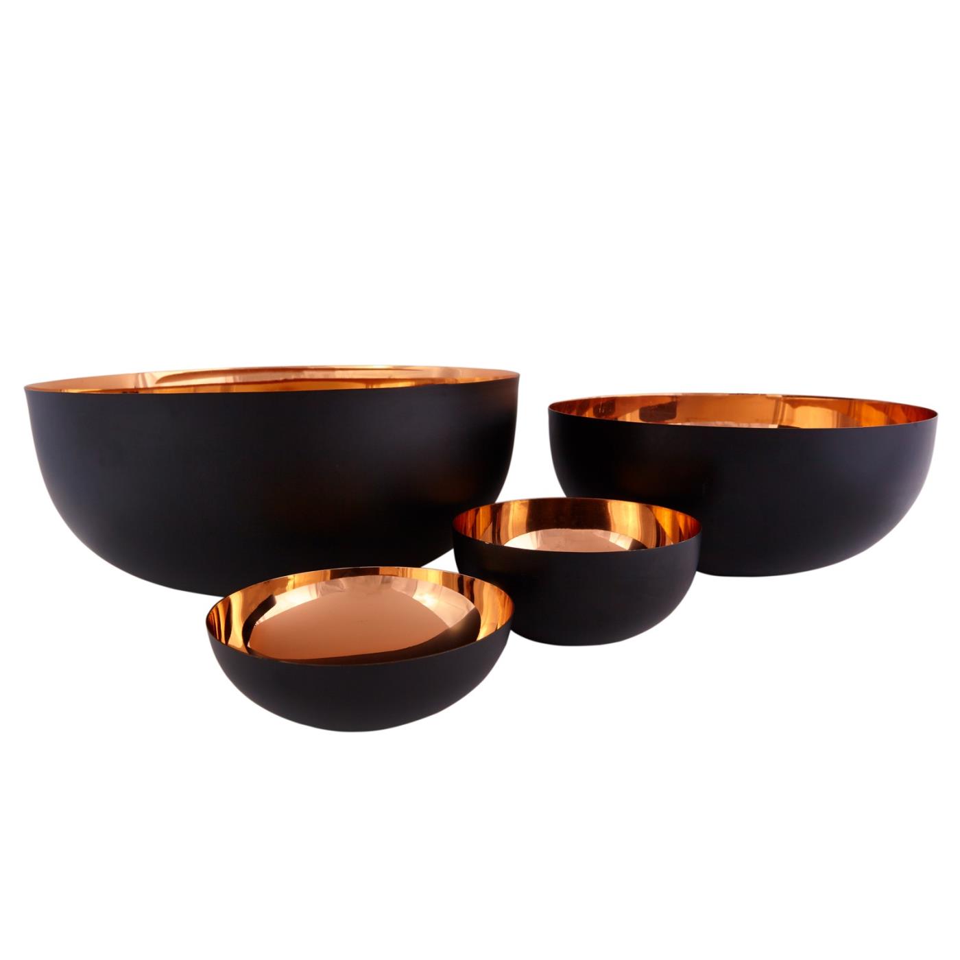 Black Enamel Copper Bowl for Rent | SDPR