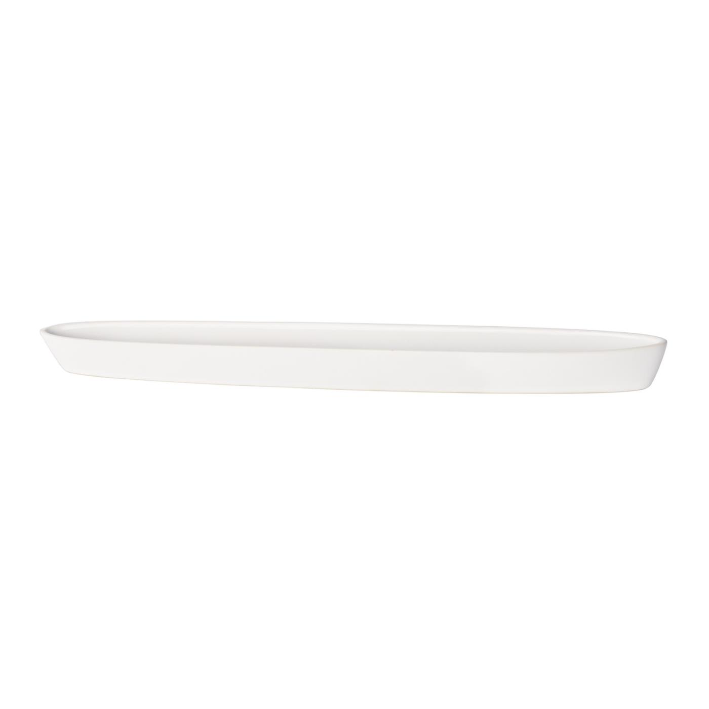 White Ceramic Oval Olive Boat for Rent NYC | SDPR NYC, NJ